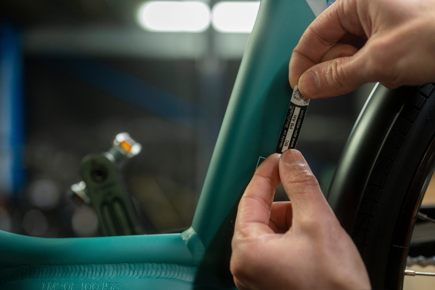 BicyCode, pioneer in bicycle identification